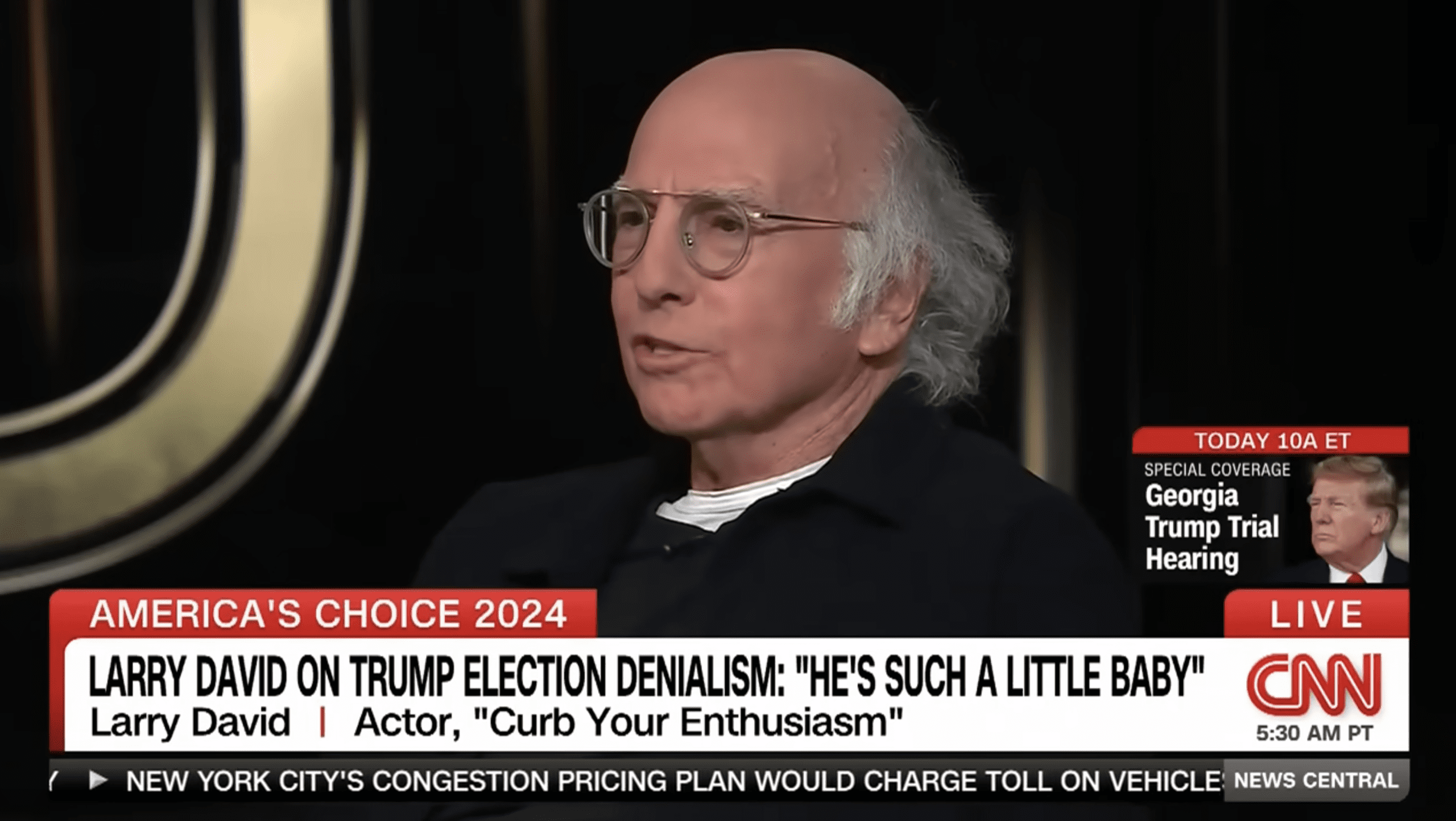 Larry David Tells Us How He Feels About Former President Donald Trump