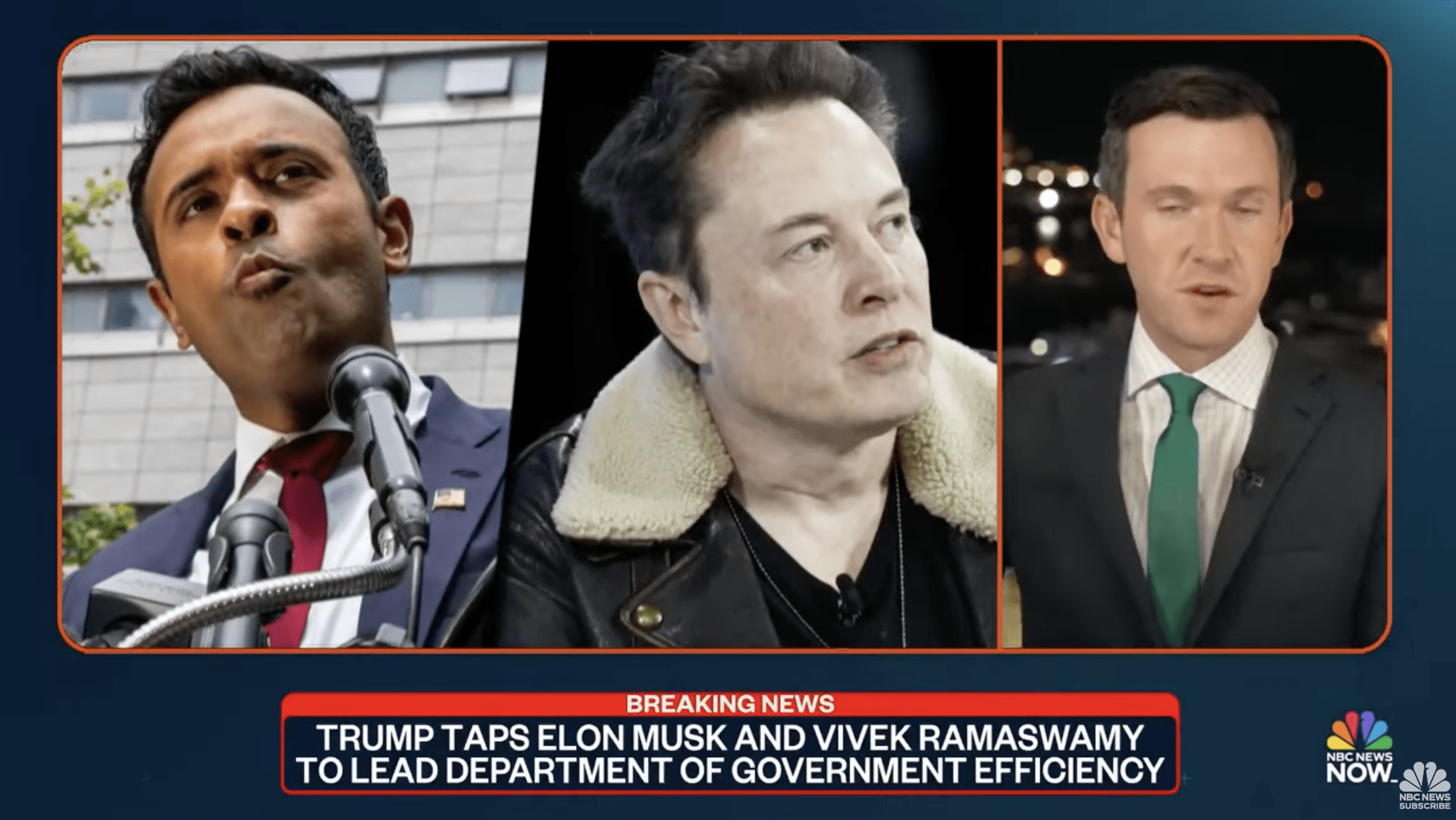 Trump Hires Elon Musk, Vivek Ramaswamy to Lead "Department of ...